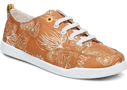 Vionic Beach Pismo Sneaker Womens 7 Starfish Coral Print Supportive New ...