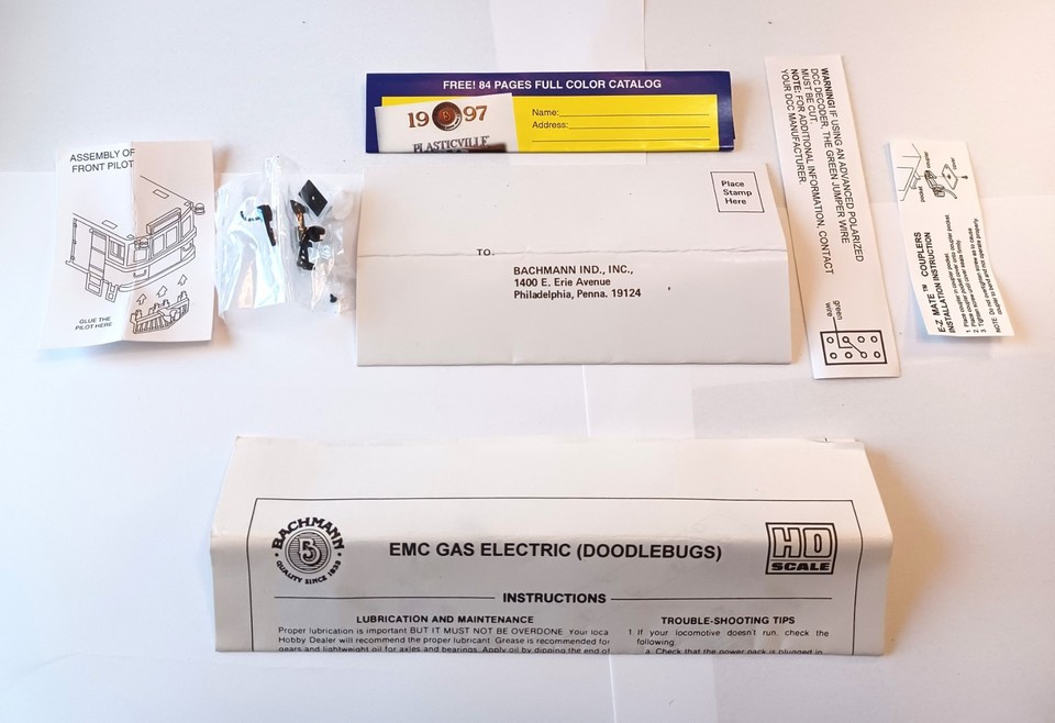 Bachmann Train HO Scale Spectrum 81412 EMC Gas Electric Doodlebug | eBay