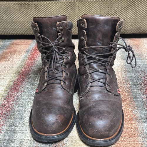 Red Wing 400 Dynaforce 8" Steel Toe Waterproof Work Boot Size 10.5 EE ...