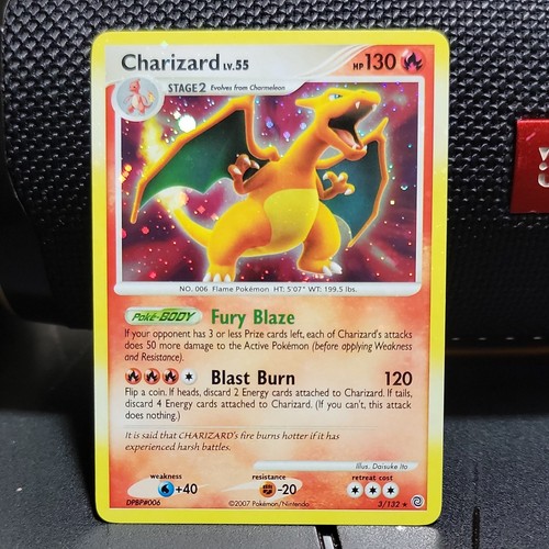 Charizard 3/132 Holo 2007 Diamond & Pearl Secret Wonders - BGS 8.5 Holo ...