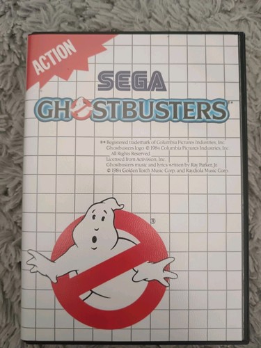ghostbusters authentique version originale sega master system complet | eBay