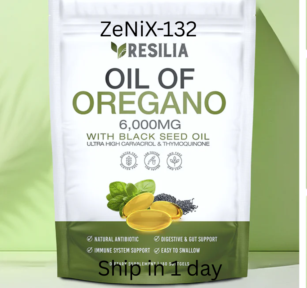 Resilla Oil of Oregano with Black Seed Oil,6000Mg Softgels | eBay