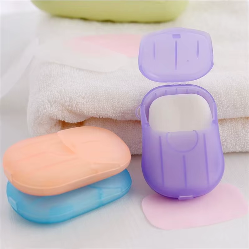 Travel Accessories Disposable Soap Paper Washing Hand Bath Clean ...