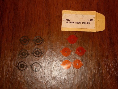 Redfield Olympic Target Front Globe Sight Inserts Set of 11 Excellent ...