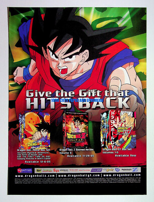 Dragon Ball Z GT Funimation 2005 Anime Trade Print Magazine Ad Poster ...