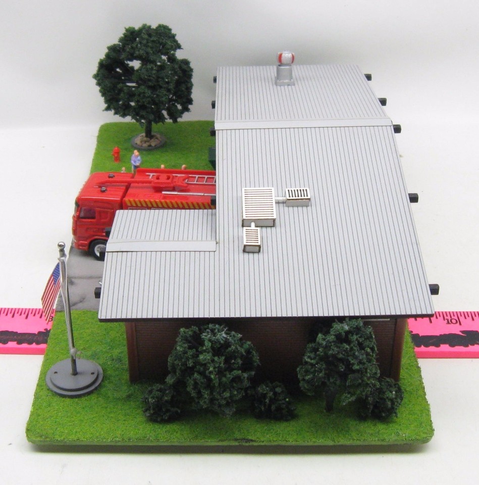 Menards ~ HO Gauge Fire Station *Prototype* | eBay