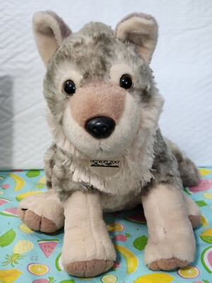 Wild Republic Detroit Zoo Wolf Plush 11" | eBay