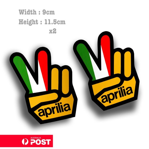 Aprilia Racing Peace Out Love , Motorcycle Helmet Vinyl Sticker | eBay ...