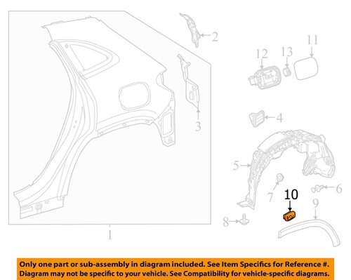 MERCEDES OEM 19-22 CLS450-Wheel Opng Mldg Plug 0009915495 | eBay
