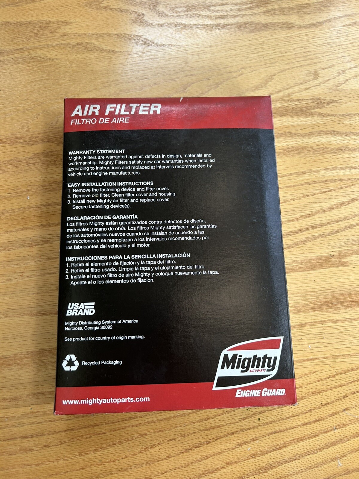 Mighty Auto Parts Engine Guard Air Filter A90081 | eBay