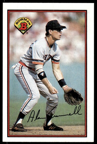 1989 Bowman Baseball Card Alan Trammell Detroit Tigers #105 | eBay