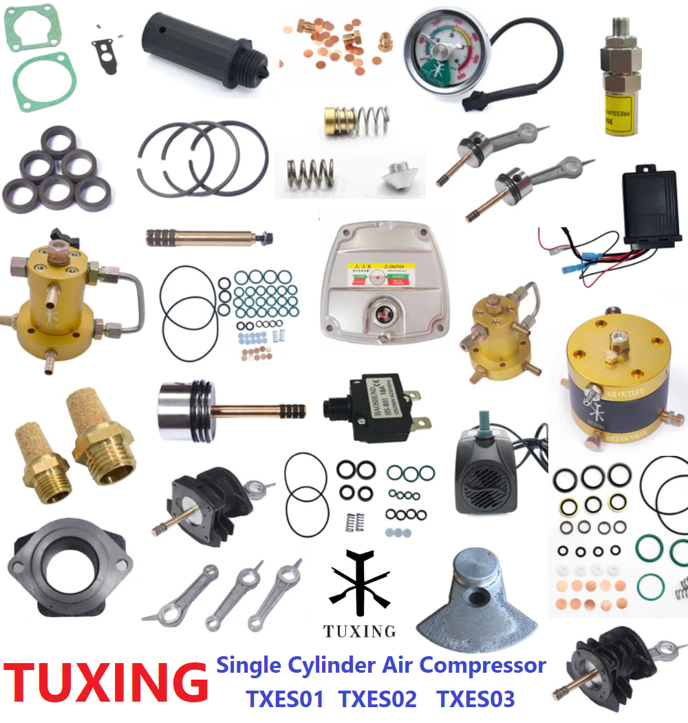 TUXING 4500PSI PCP Air Compressor High Pressure Pump Spare Parts ...
