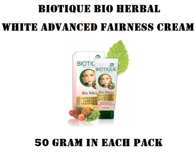 8 PACK OF BIOTIQUE BIO WHITE ADVANCED FAIRNESS CREAM WITH LOW SHIPPING ...