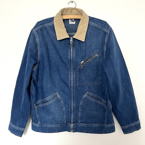 LEE 91B Denim Jacket Workwear Blue Jelt Denim L New | eBay
