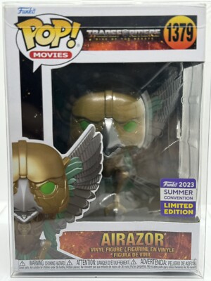 Funko Pop Airazor #1379 SDCC 2023 Exclusive Transformer With Protector ...