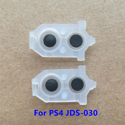 2 PCS JDS030 L2 R2 L1 R1 Silicon Rubber Conductive Pads For PS4 ...