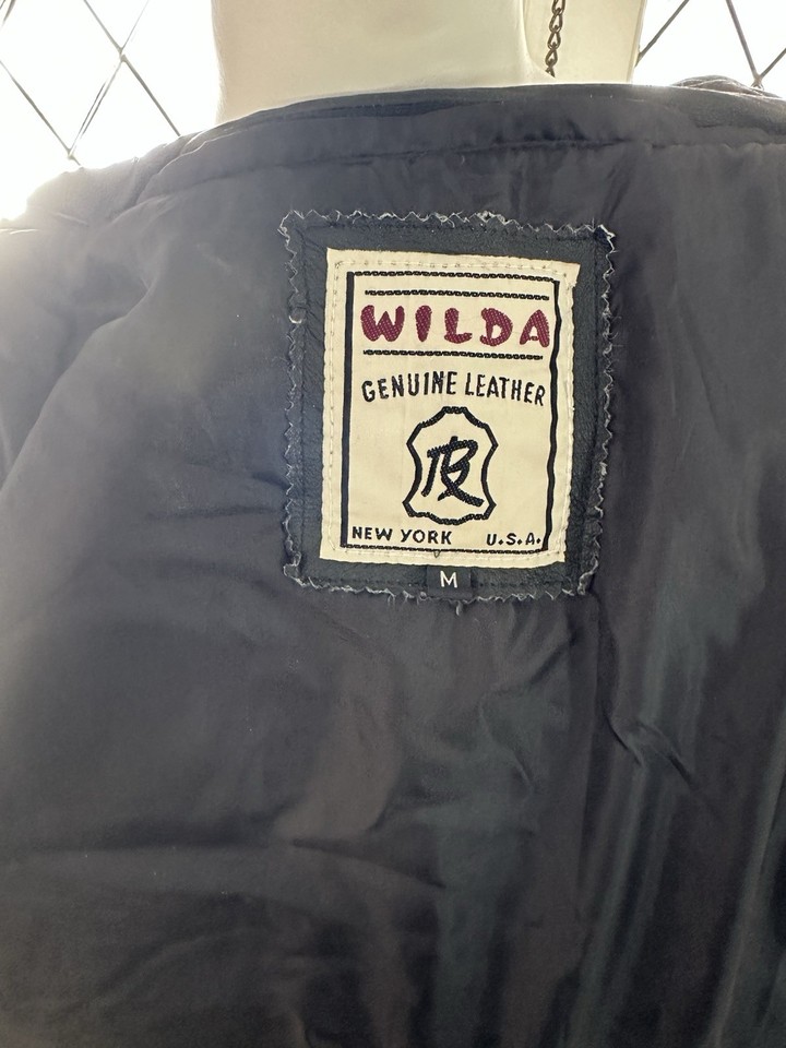 Wilda NY Vintage Genuine Leather Trench Coat LG 48in Size Medium | eBay