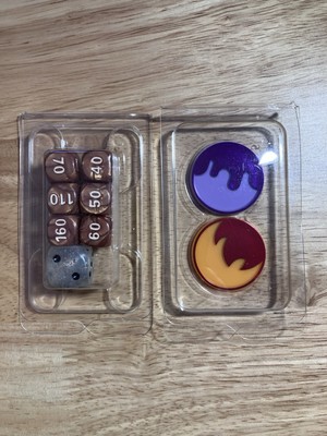 Pokémon Prismatic Evolutions Damage Counter Dice & Coin Set Pokemon TCG ...