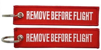 REMOVE BEFORE FLIGHT keychain keyholder NEW | eBay
