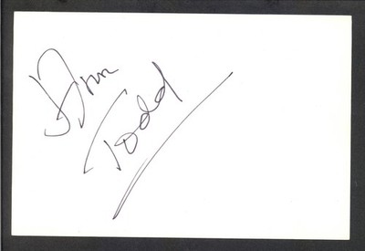 Ann Todd - Signed Autograph 4x6 Index Card - The Paradine Case ...