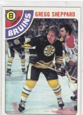 78/79 TOPPS...GREGG SHEPPARD...CARD # 18...BRUINS...FREE COMBINED ...