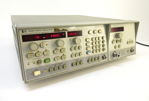HP 8350B Sweep Generator Mainframe with 83592A RF Plug-in: 10 MHz to 20 ...