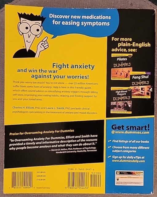 Overcoming Anxiety for Dummies® by Laura L. Smith and Charles H ...