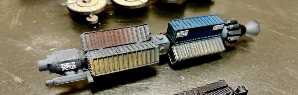 Modern BATTLESTAR GALACTICA colonial Movers Model Kit 11" | eBay