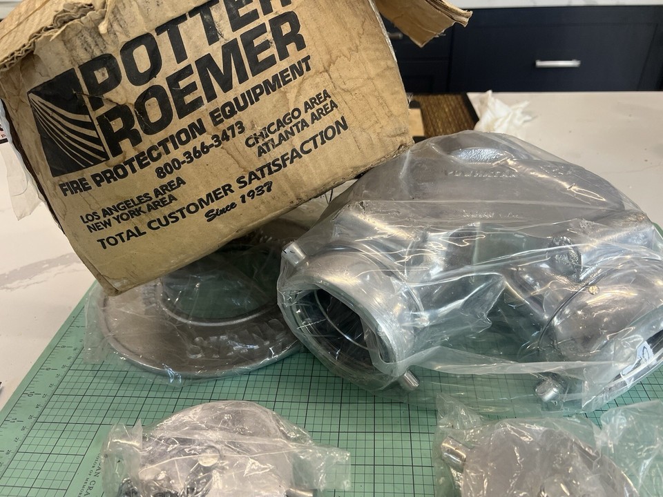 Potter Roemer 4” Double Clapper Fire Dept Connection | eBay