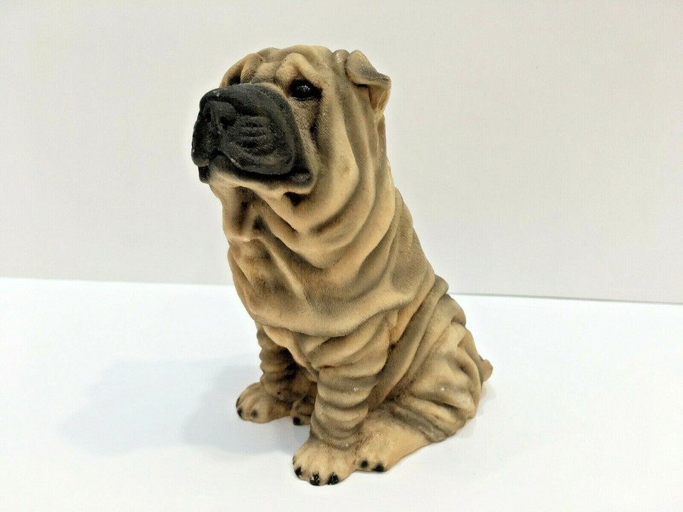 Castagna DOG FIGURE Polyresin 4.25" Tall Signed From Italy 1998 | eBay