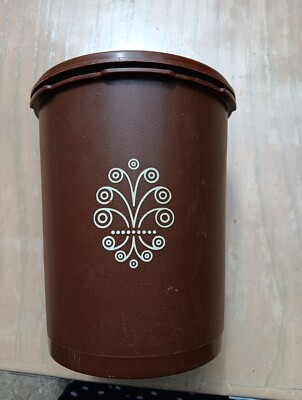 Vintage Tupperware Servalier BROWN Canister 809-4 WITHOUT Lid | eBay