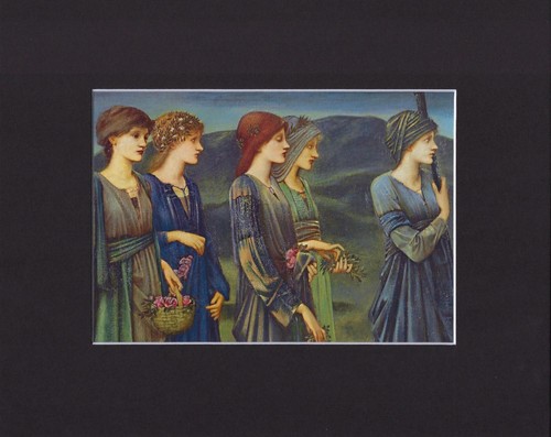 8X10" Matted Print Art Picture: Edward Burne-Jones, Psyches Wedding ...