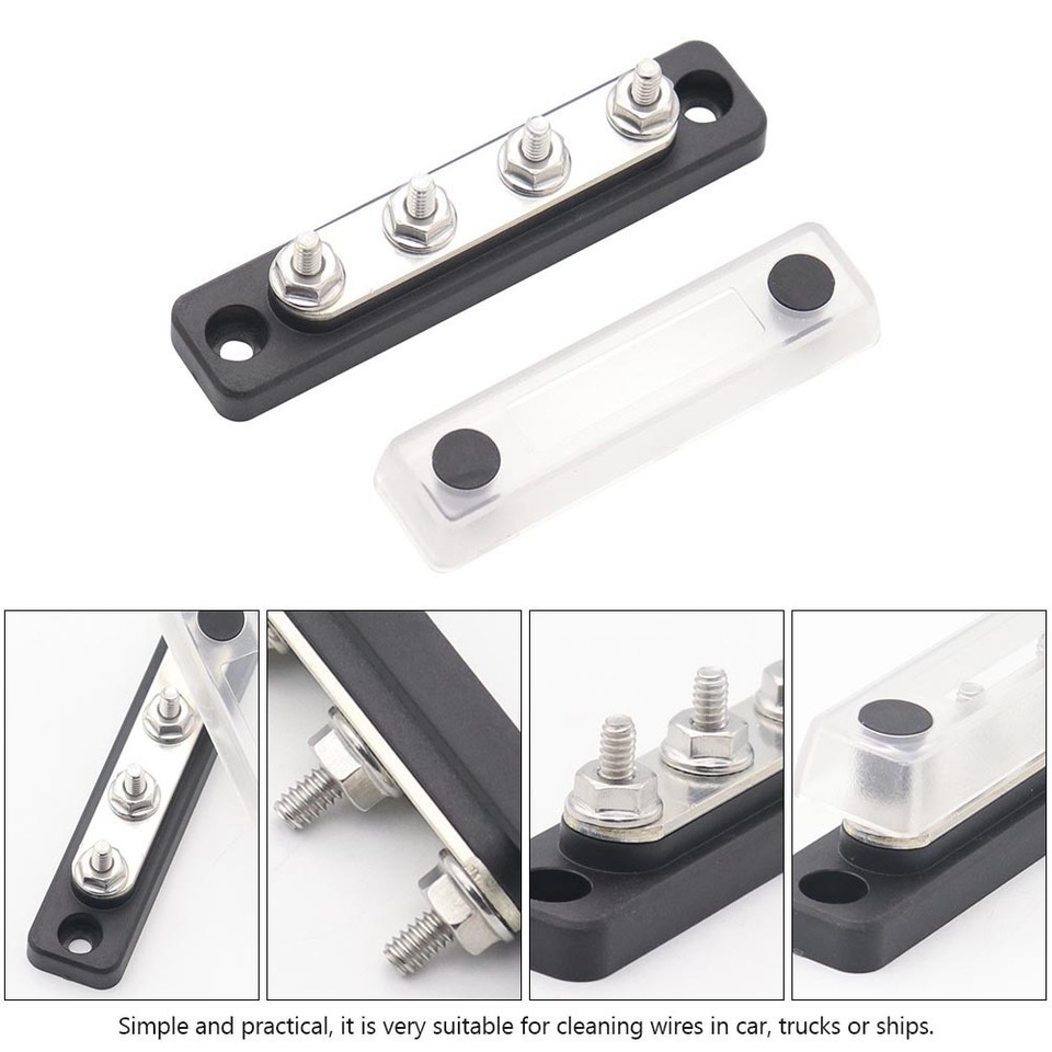 Terminal Junction Block Ground Distribution Bus Bars Connector Wiring ...