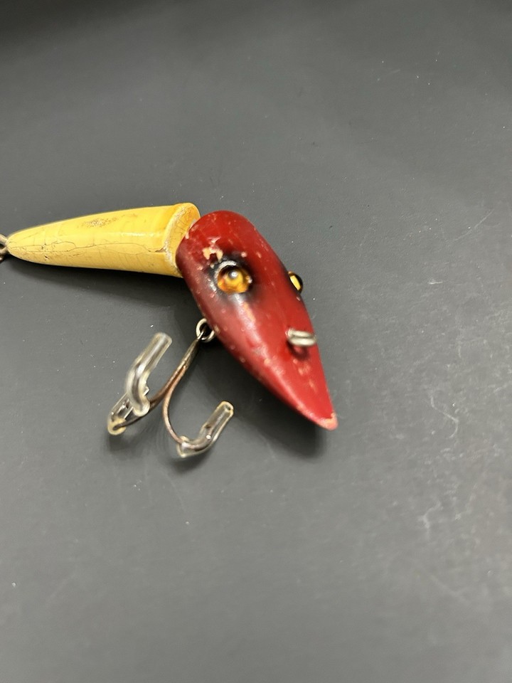 Antique Moonlight Jointed Pikaroon Fishing Lure-early 1900’s-Made ...