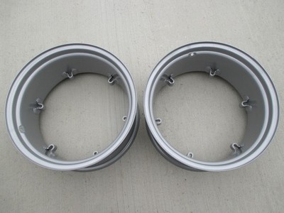 2 WHEEL RIMS 12X24 FOR MASSEY FERGUSON MF 135 150 165 175 202 20C 2200 ...