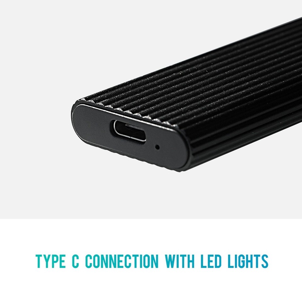 M2 SSD Enclosure NVME Enclosure M.2 to USB SSD Adapter for NVME PCIE ...