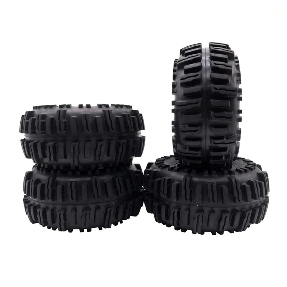 4Pcs 2.2" Rubber Rock Crawler Tyre 128mm Soft Tires for AXIAL SCX10 ...