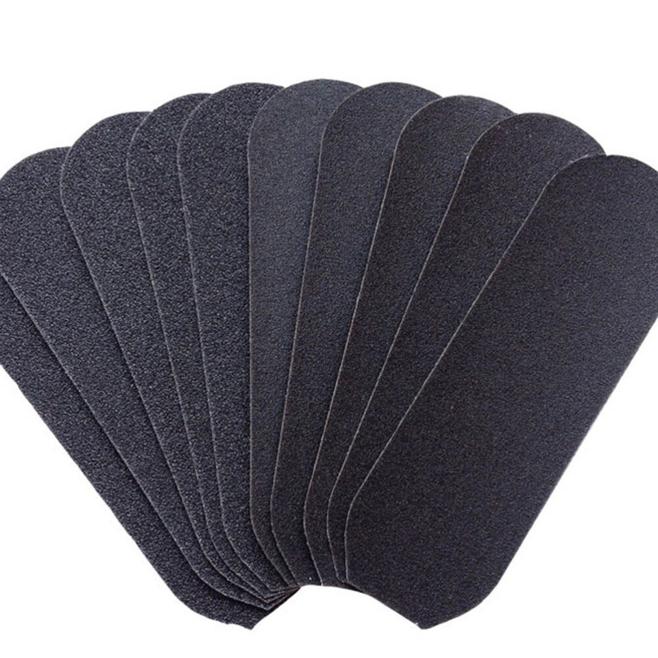 50 Pcs Pedicure Replacement Sandpaper Face Spatula Nail Art Stickers | eBay