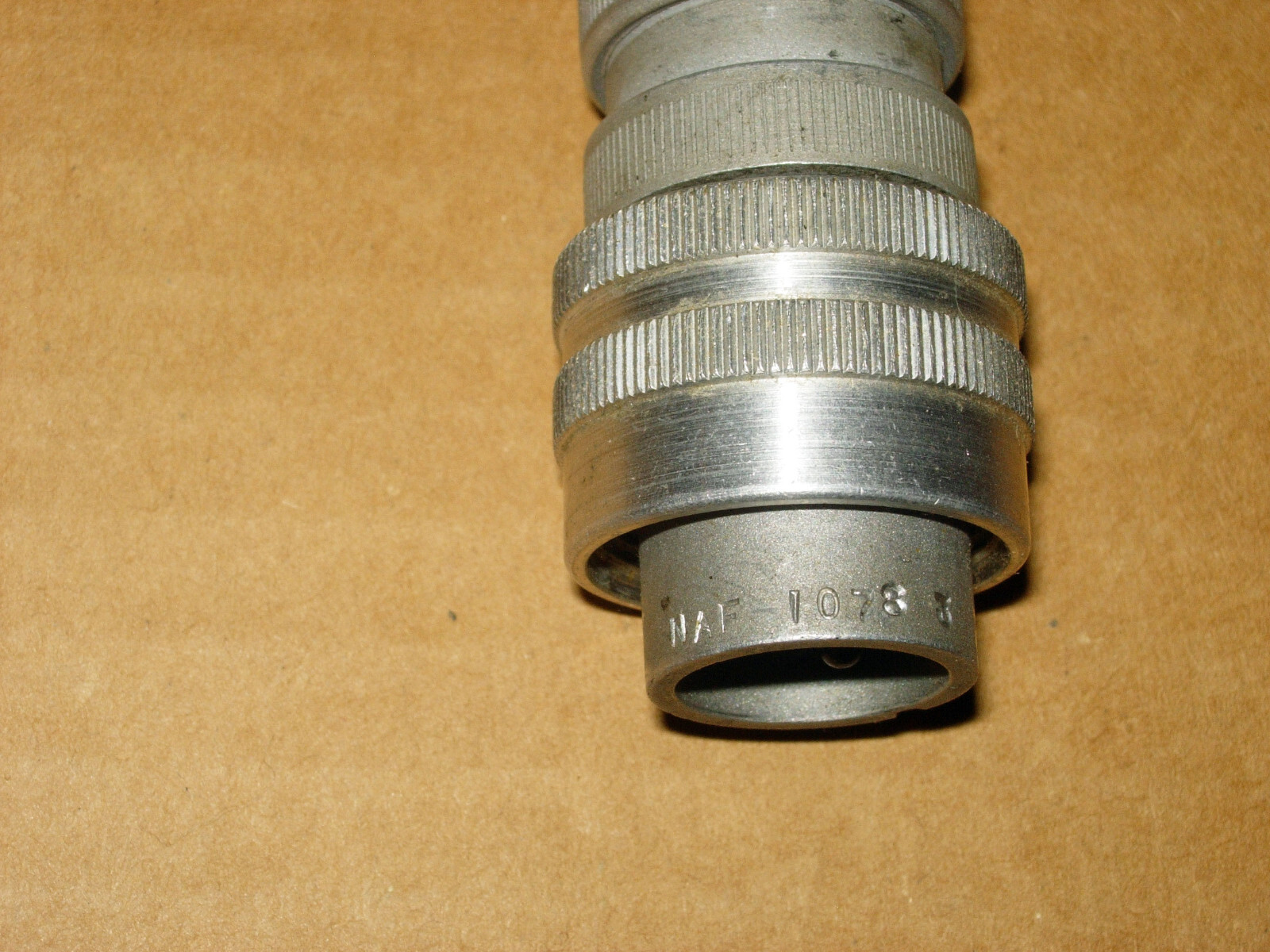 AMPHENOL 2-PIN CABLE POWER CONNECTOR NAF 1078-3 16-11 (MILITARY) SOLDER ...