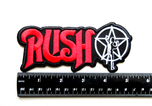 🔥RUSH ROCK BAND MUSIC BATTLE VEST JACKET CLOTHING EMBROIDERED IRON ON ...