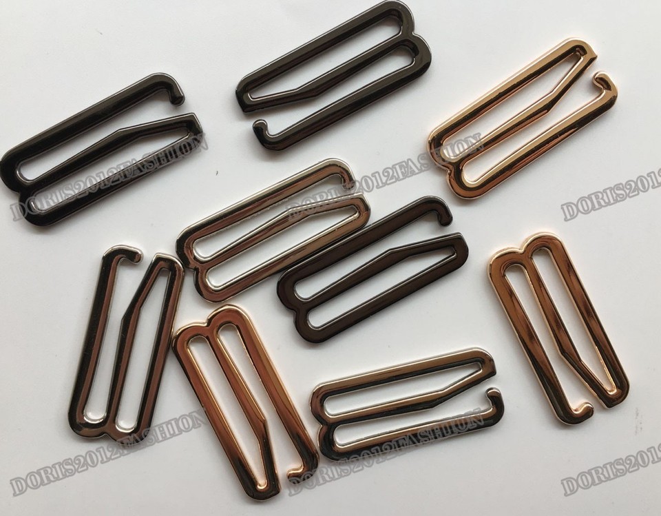 38mm 1.5 In. Metal Bra Strap Clasp Adjustment Hooks Buckles Lingerie ...