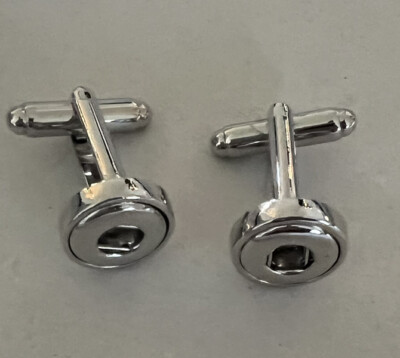 Magnolia & Vine Cuff Links Holds 12mm Mini Snap Jewlery | eBay