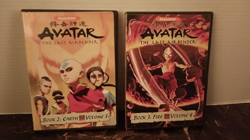 Avatar-The Last Air Bender DVD Lot-book 2 Earth Volume 3 + Book 3: Fire ...