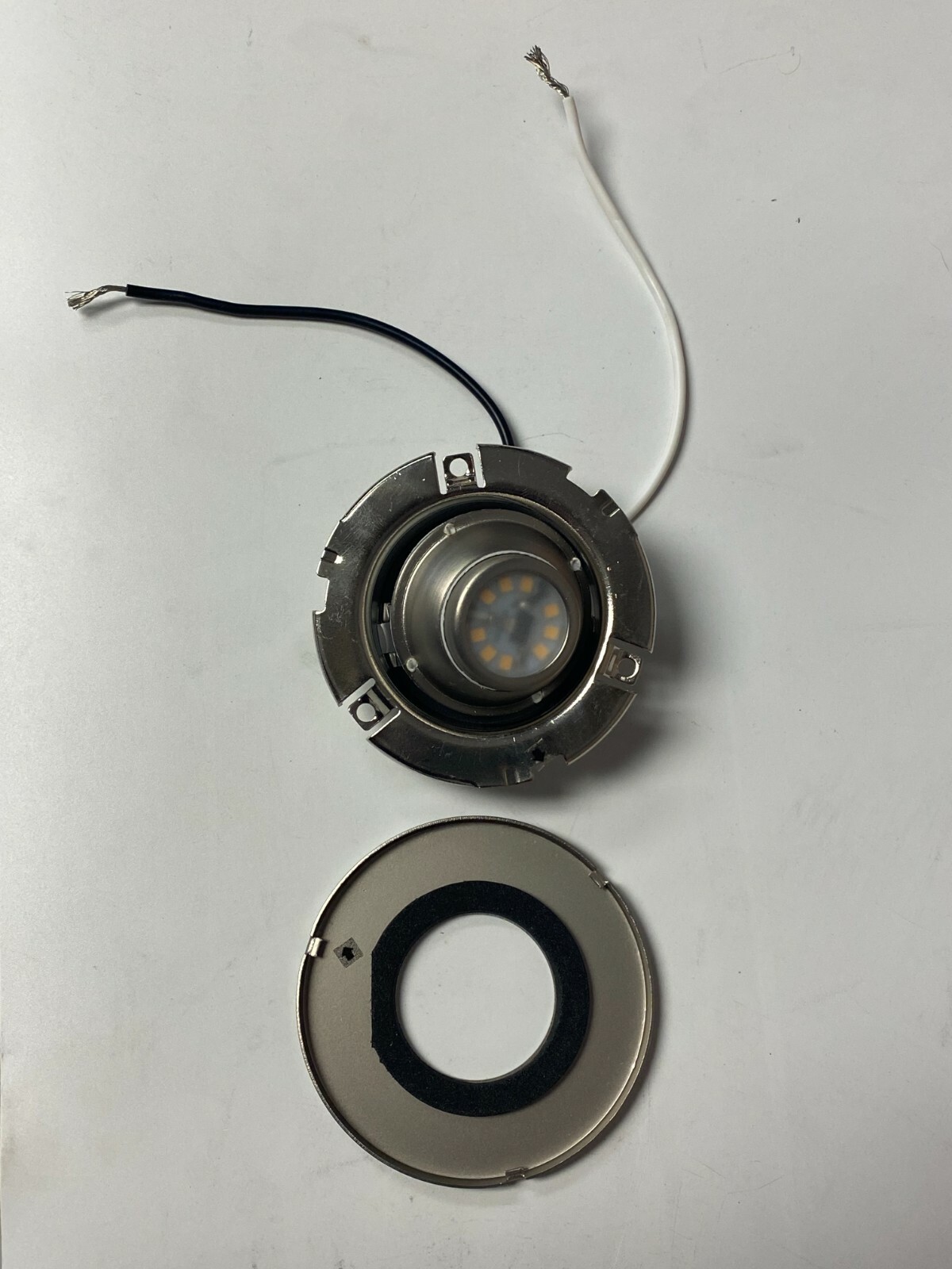 SunLink RSEB3-401 RV Camper 12V 1W SMD LED Brushed Nickel Recessed Can ...