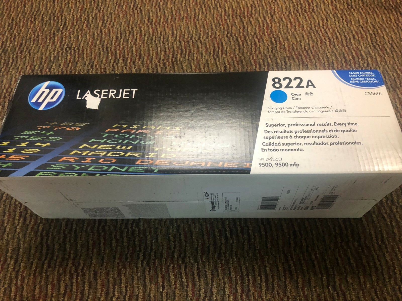 NEW Genuine HP 822A C8561A Cyan IMAGING DRUM for HP 9500 9500MFP 40,000 ...