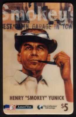 Henry 'Smokey' Yunick Smoking His Pipe. PROOF Phone Card | eBay