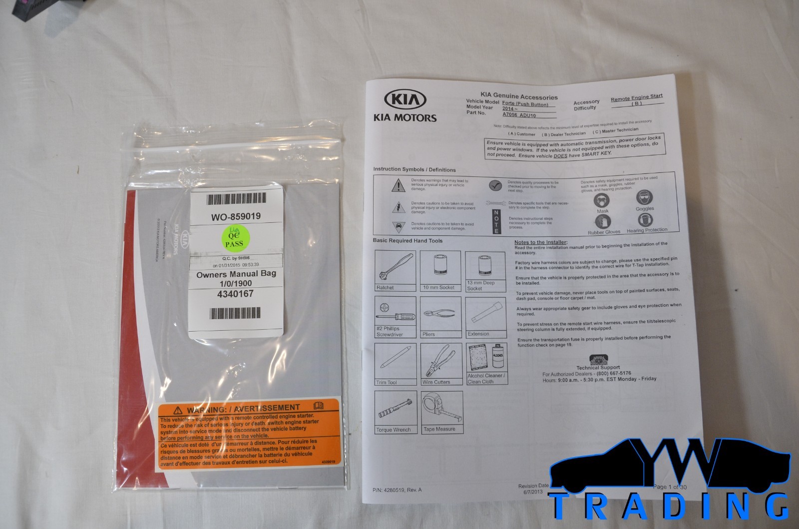 2014 - 2017 KIA FORTE REMOTE START SYSTEM PUSH BUTTON - A7056 ADU10 | eBay