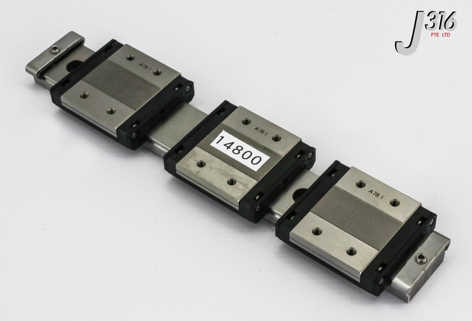 14800 APPLIED MATERIALS BRG ASSY & RAIL LINEAR 190MM LG SST 3060-01468 ...