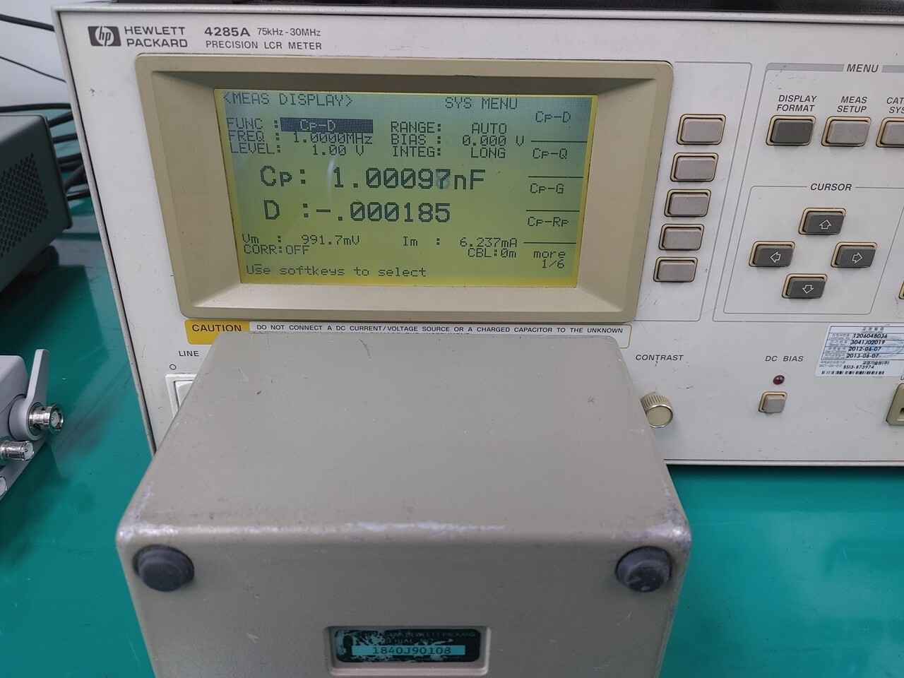 HP Agilent 4285A 30 MHz Precision LCR Meter for sale online | eBay