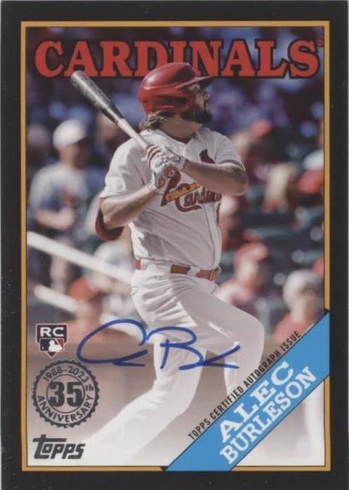 2023 Topps Series 2 - 1988 Topps Baseball Autographs Alec Burleson ...